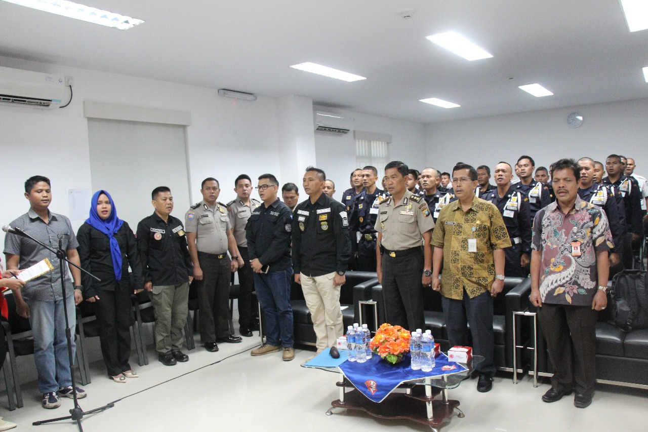 Pembukaan pelatihan Satpam Disnaker Kota Batam – PTP Training Center ...